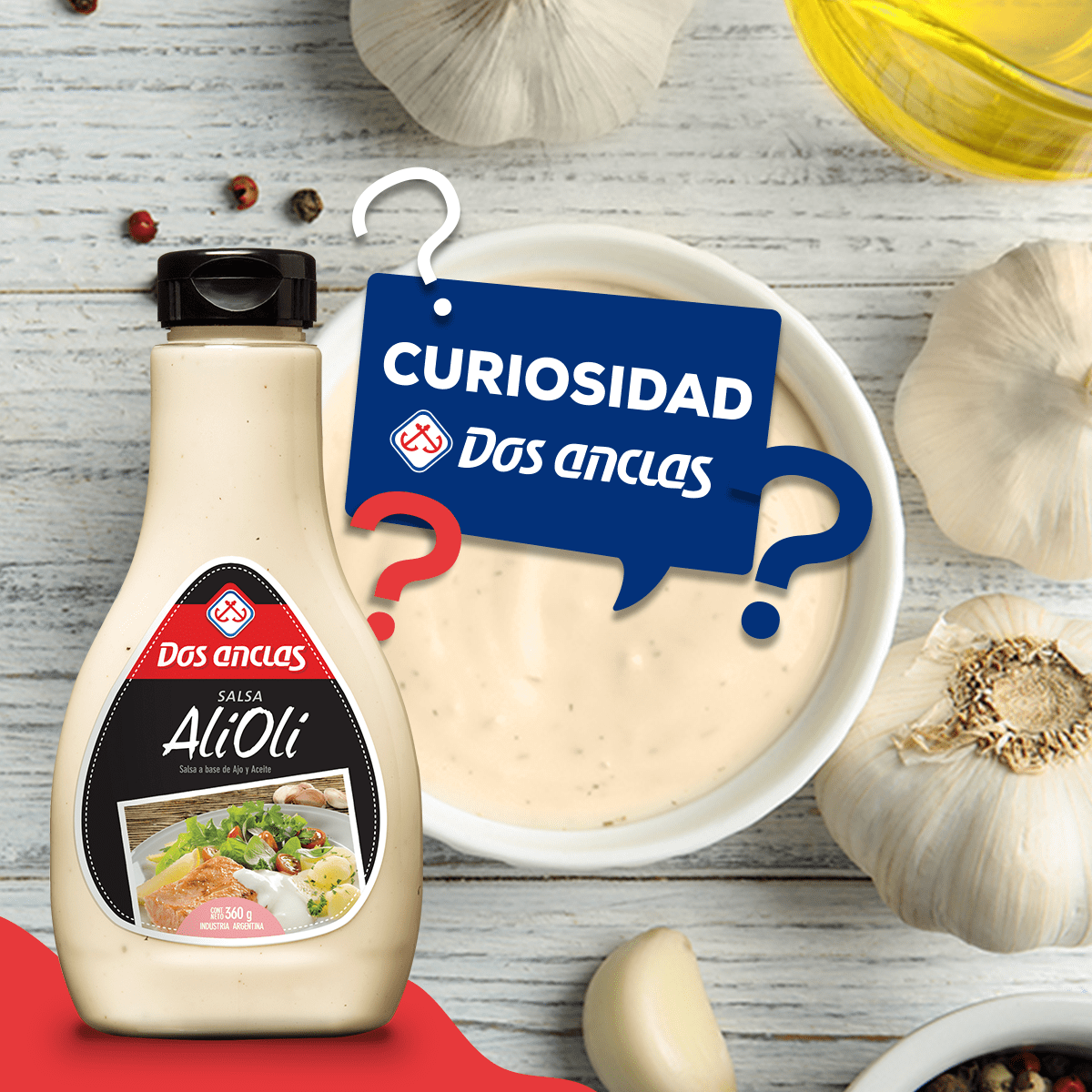 El origen de la Salsa Alioli – Dos Anclas