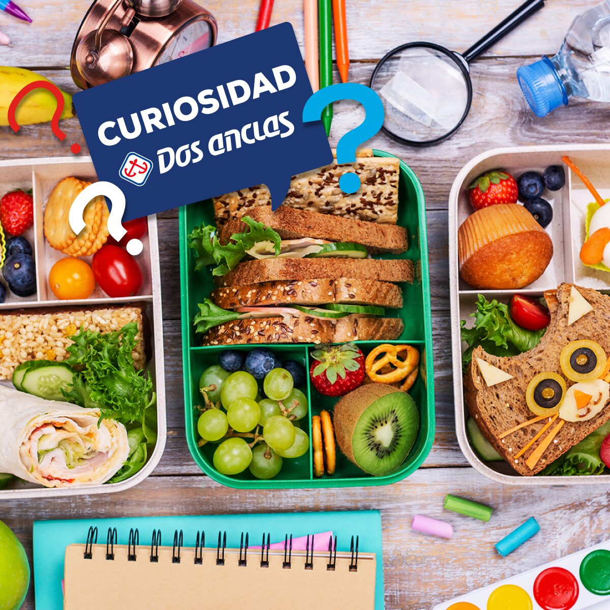 Ideas para la vianda del cole – Dos Anclas